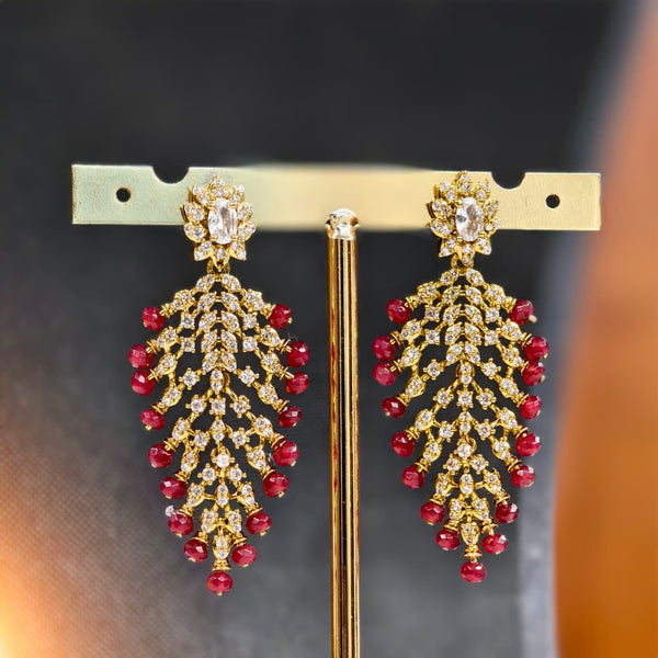 Maroon Earrings – RamyaNagendra Imitations